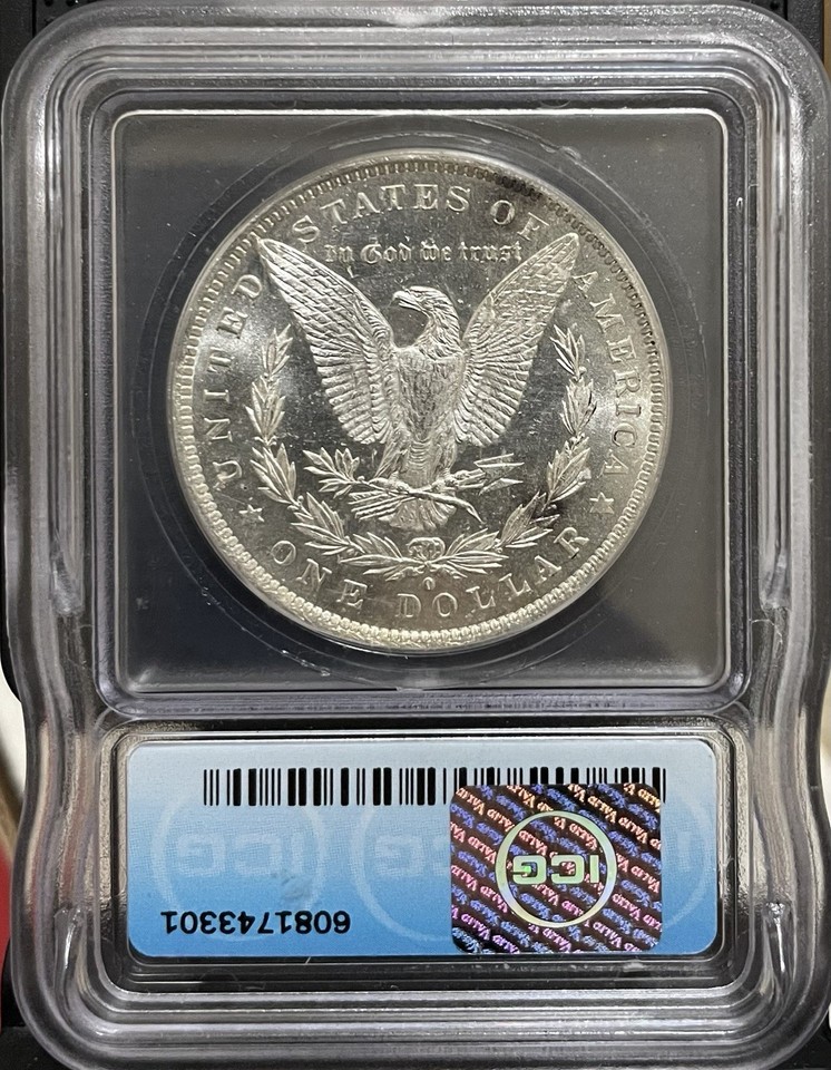 MS65 PL 1884-O Silver Morgan Dollar ICG MS65 PL PROOF LIKE GEM MIRROR ...