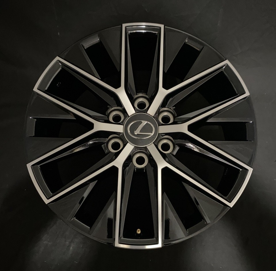 2024-2025 Lexus GX550 LX600 20" ORIGINAL FACTORY Gloss Black Wheels OEM ...