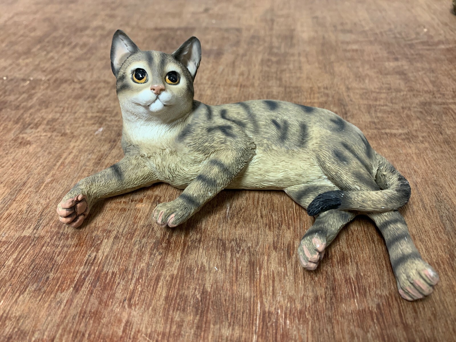 Ginger Cat Black & White Cat Tabby Cat Ornament Statues Cat Lovers Gift ...
