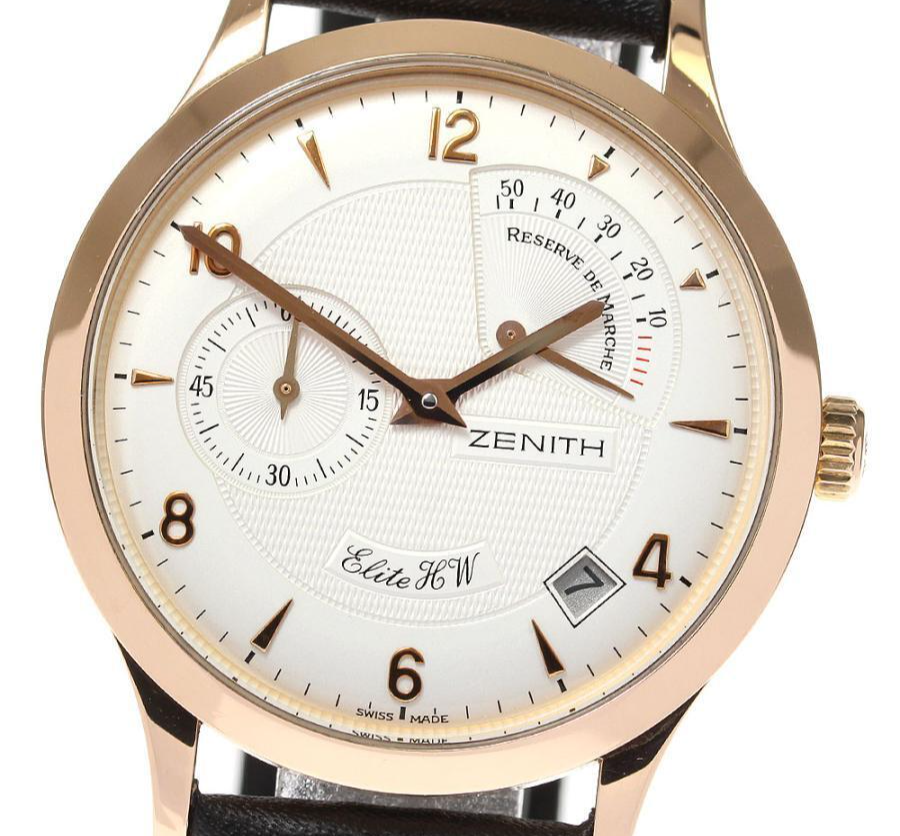 ZENITH Class Elite 17.1125.655 18K Rose Gold Power Reserve for Men "REFURBISHED" | eBay