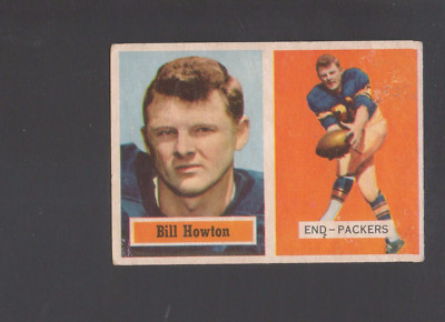1957 Topps Football Card #33 Bill Howton-Green Bay Packers Vg Card | eBay
