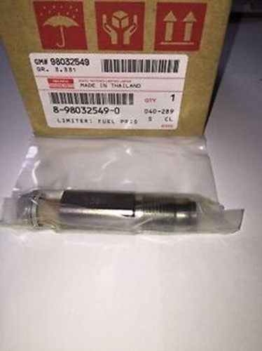 FUEL RAIL PRESSURE RELIEF LIMITER VALVE GENUINE ISUZU BOX 98032549 / ...