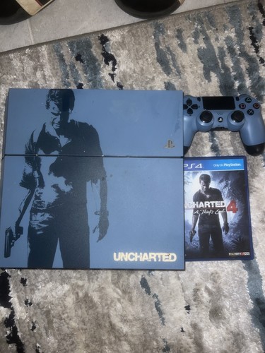 Sony PlayStation 4 PS4 Console Only 500GB Uncharted 4 Limited Edition ...