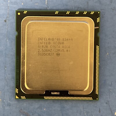 LOT OF 4 Intel Xeon E5649 - 2.53 GHz Hexa-Core Processor 80687777075| eBay