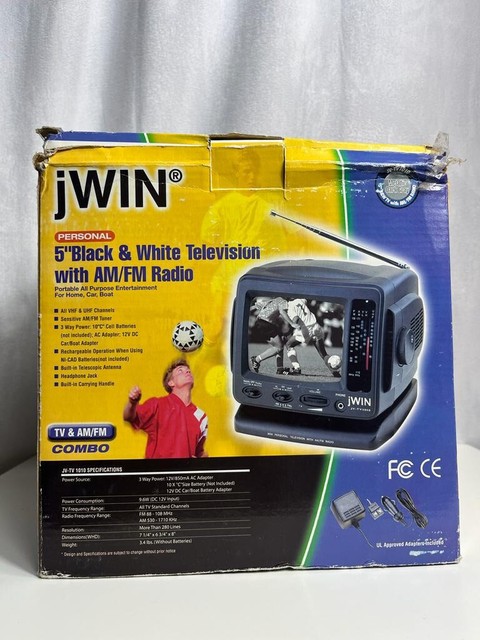 jWIN JV-TV1010 5" Analog LCD Television for sale online | eBay