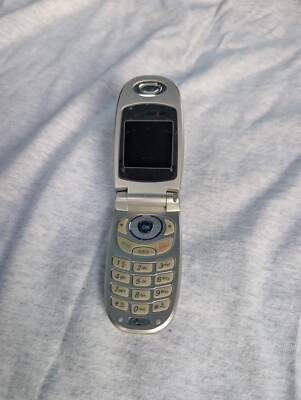 LG VX3300 Verizon Wireless SILVER Flip Style Cell Phone compact Gr C ...