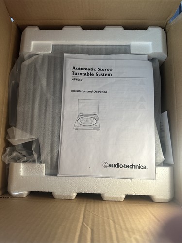 AUDIO TECHNICA AT-LP2D LP to DIG REC SYSTEM W/ AT-PL50 TURNTABLE - NEW ...