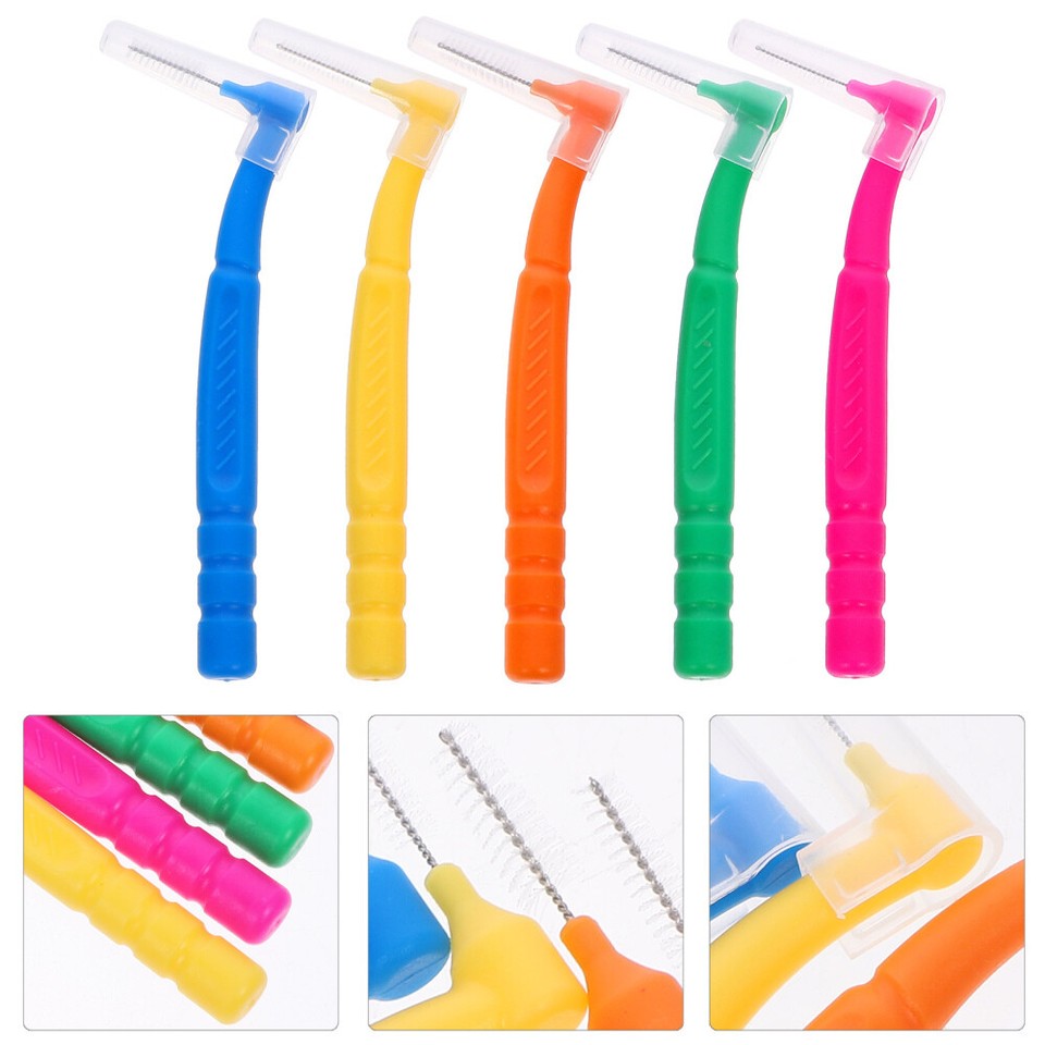 50 Pcs Interdental Brush between Teeth Gum Floss Toothbrushes | eBay