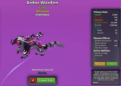Ardor Warden Species | Creatures of Sonaria | Roblox | eBay