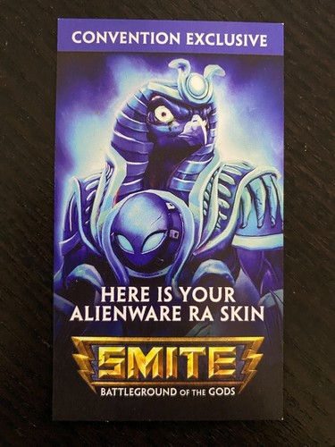 Exclusive Smite Alienware Ra Skin - RARE - Unused Code | eBay