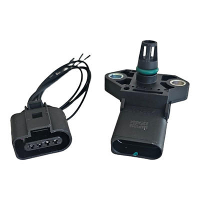 Turbocharger Boost Sensor W/connector Fits A8 TT Q7 VW Golf Jetta ...