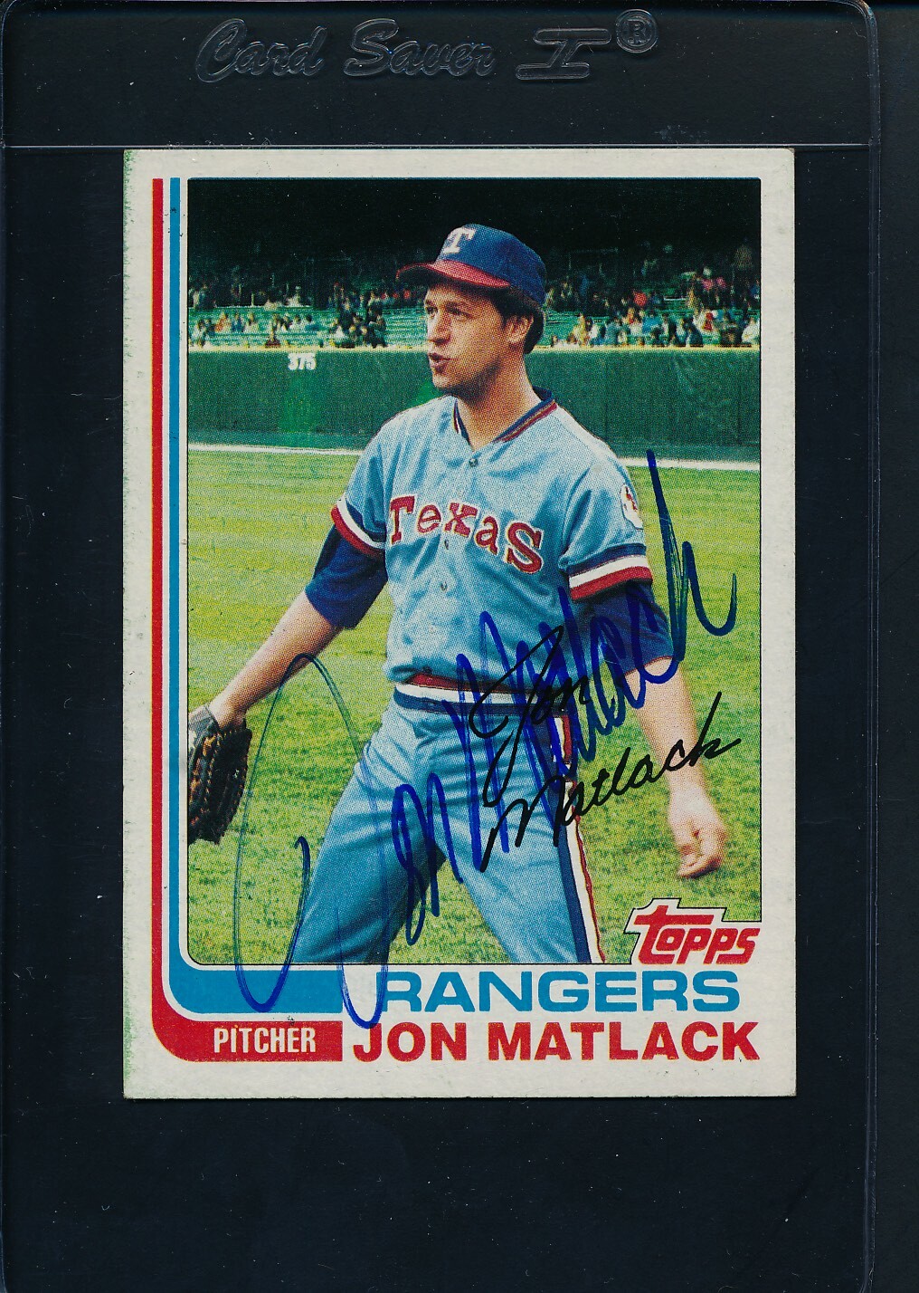 1982 Topps #239 Jon Matlack Rangers Signed Auto *12375 | eBay