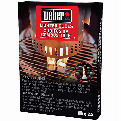Weber 7417 Lighter Cubes, 24-Pk. - Quantity 12 | eBay