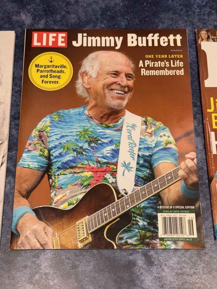 Life People Magazines Lot Jimmy Buffett One Year Later Remembered 2024 ...