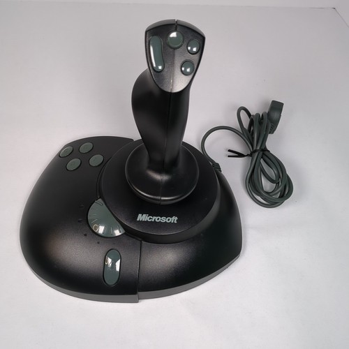 Microsoft Sidewinder Precision Pro Flight Stick Joystick PC Game Port ...