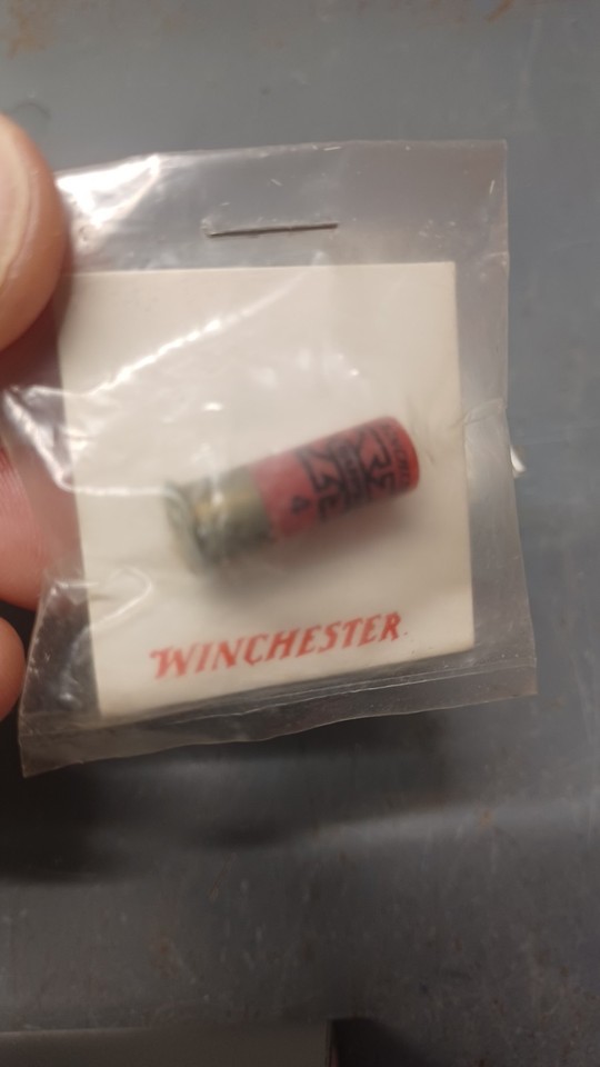 Winchester AA Shotgun Shell Lapel Pin Hat Pin Ammo Pin 12 GA Shot Gun ...