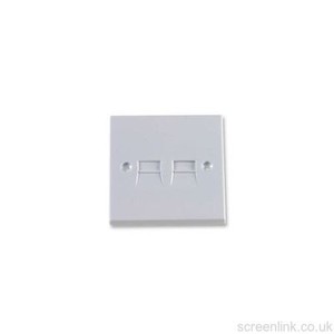 Flush Double 2 lines Screw Terminal Slave BT Telephone Phone Wall ...