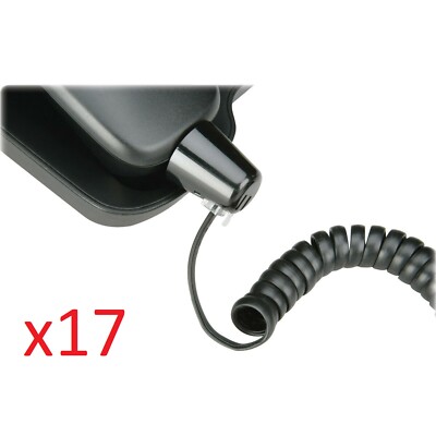 17 Telephone Handset Cord Swivel Twist Stop Detangler Untangler Black ...