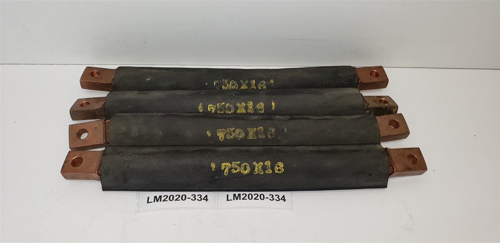 750 MCM Flexible Copper Ground Straps 750X16 Single Hole 1/2" Stud | eBay