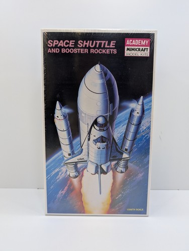 Academy Minicraft Model Kit 1/288 Space Shuttle & Booster Rockets ...