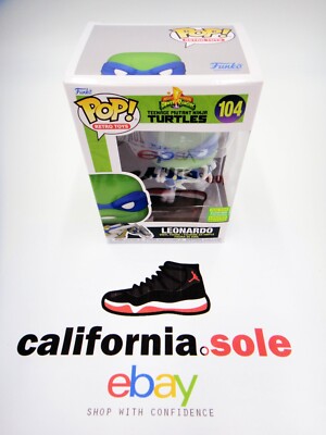 🐢 Funko POP! Ninja Turtles Power Rangers Leonardo #104 TMNT SDCC 2022 ...