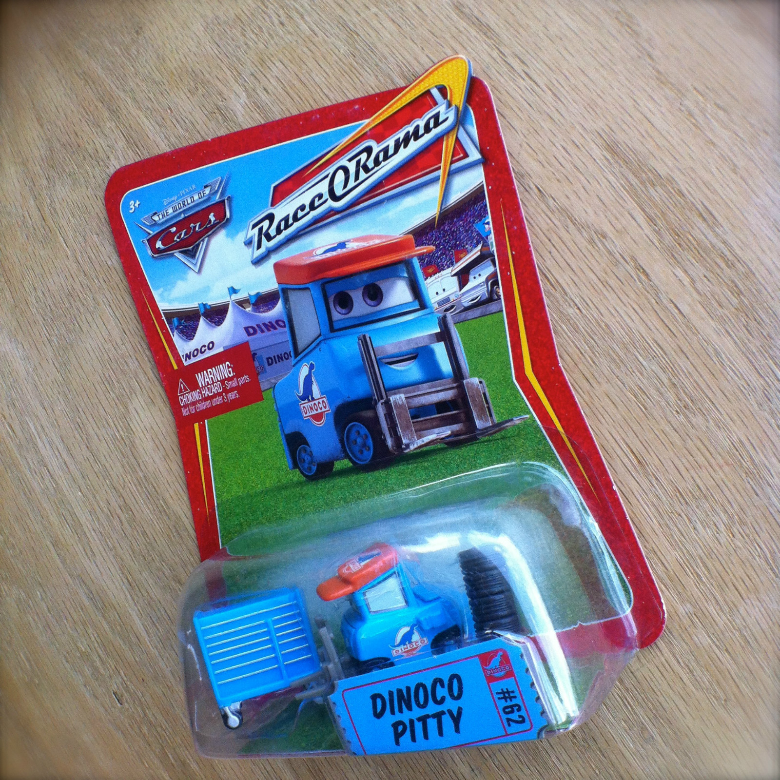 Disney PIXAR Cars DINOCO PITTY Luke Pettlework diecast RACE O RAMA #62 ...