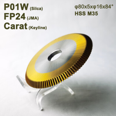 Key Cutter P01 P01W FP24 80mm 84° HSS Compatible with Silca Poker ...