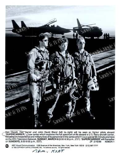 KEN OLANDT, CEC VERRELL, JOHN DAVID BLAND Great ORIGINAL TV Photo ...