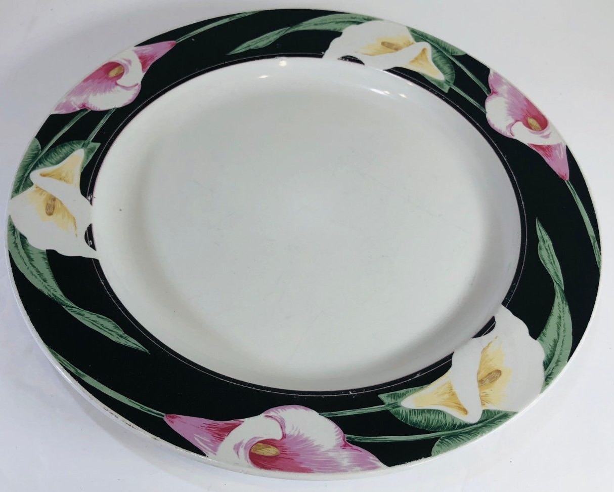 Tienshan Stoneware "CALLA LILIES" Oven to Table Dinnerware Collection ...