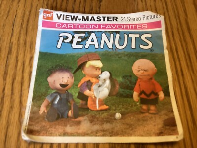 Gaf Viewmaster Reels Cartoon Favorites Peanuts 3 Reels With Book | eBay