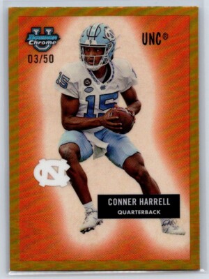 2024 Bowman U Chrome Conner Harrell 1955 Bowman Gold Refractor /50 #55B ...
