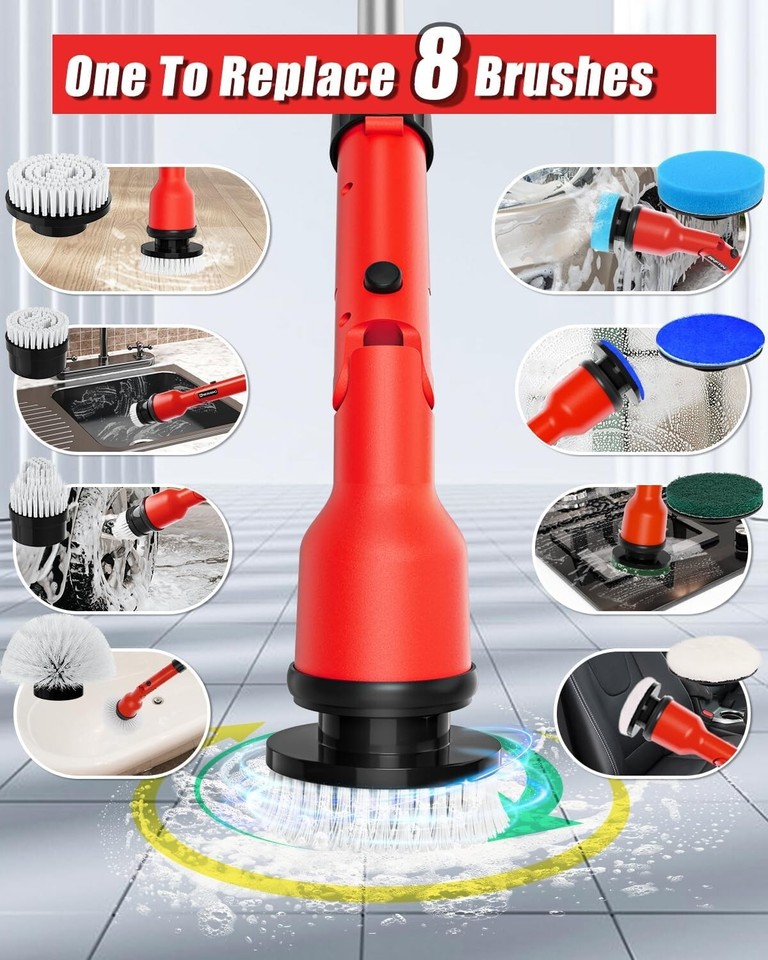Electric Spin Scrubber for Milwaukee M18 Battery (Battery Not Included ...