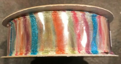 Robert Stanley Ribbon # 364794 6 Tone Stripe 7/8" x 30 Feet Lot of 1 ...