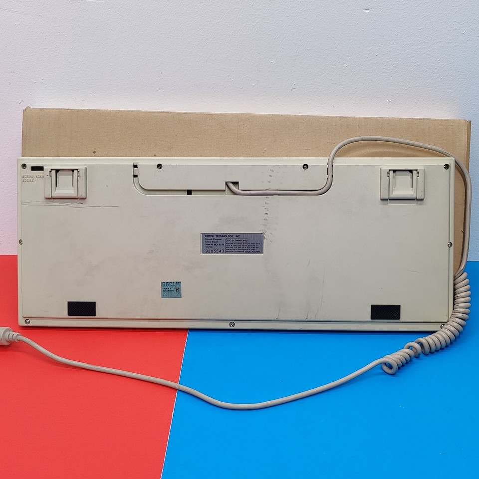 Ortek Mechanical Keyboard MCK-101 FX clicky thocky keys ALPS 1990 vtg ...