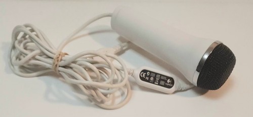KONAMI Microphone White PS2 PS3 XBox Wii Karaoke Rock Band USB Logitec ...