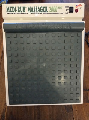 Medi-Rub Massager 2000 Plus MR-3F 2 Speed Vibrating Foot Massager Works ...