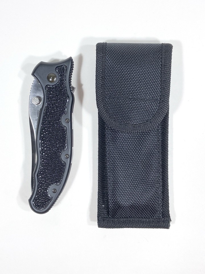 Kershaw Ken Onion Knife 1680 Steven Seagal Folding Knife W/ Sheath ...