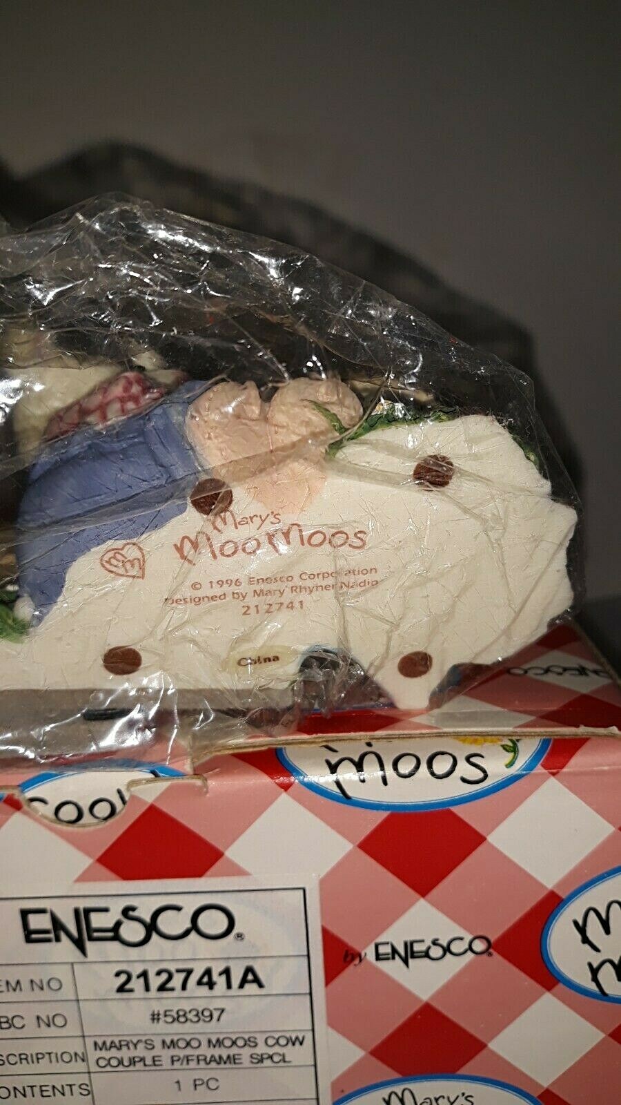 Mary's Moo Moos Cow Figuring Me & Moo Love Heart Couple photo Frame ...