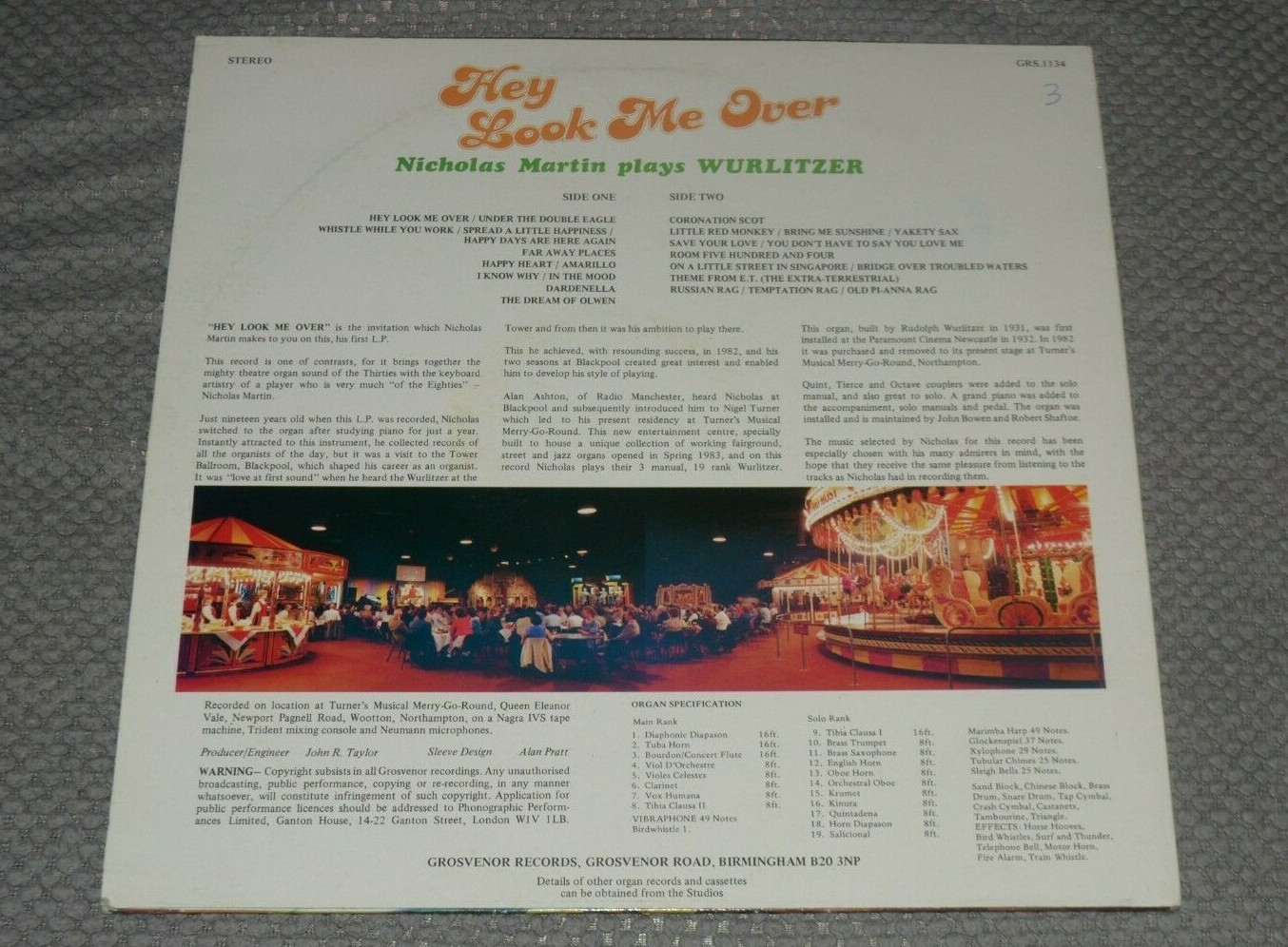 Nicholas Martin~Hey Look Me Over~Wurlitzer at Turner's Musical Merry Go ...