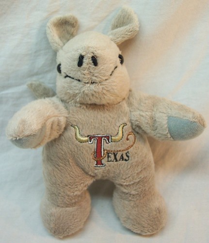 SOUVIES CUTE TEXAS ARMADILLO 8" Plush STUFFED ANIMAL Toy | eBay