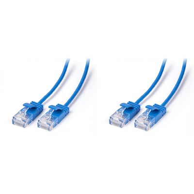 2x Connect Cable Male CAT6 Network Ethernet Cable 10m Connector Cord ...