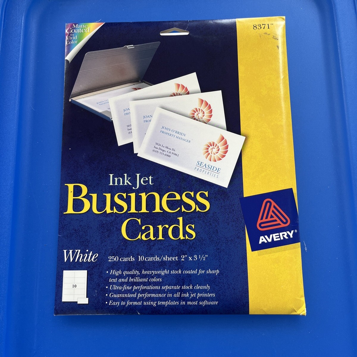 Avery Templates 8371 Business Cards