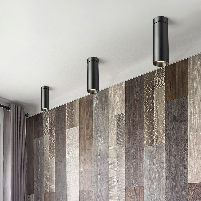 LED COB Ceiling Wall-Back Light Adjustable Lamp Picture Focus Spotlight ...