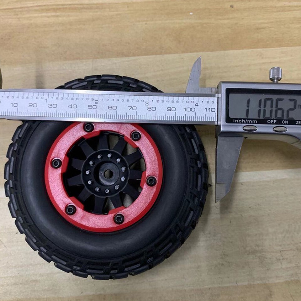 1/10 Short Course Tires/Beadlock Wheels Hex 12mm For Traxxas Slash 4x4 ...