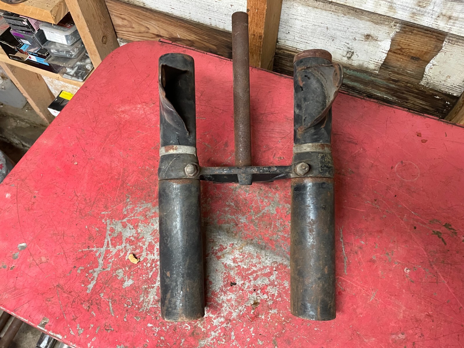 Matchless AJS Front Fork Triple Tree Fork Ear Shroud Cover | eBay