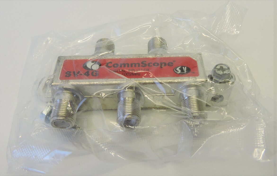 (5 Pack) CommScope SV-4G Digital Cable 4 Way Splitter SVI 5-1002 MHz ...