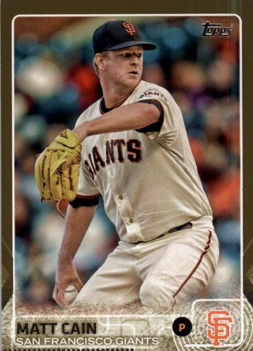 2015 Topps Gold #167 Matt Cain | eBay