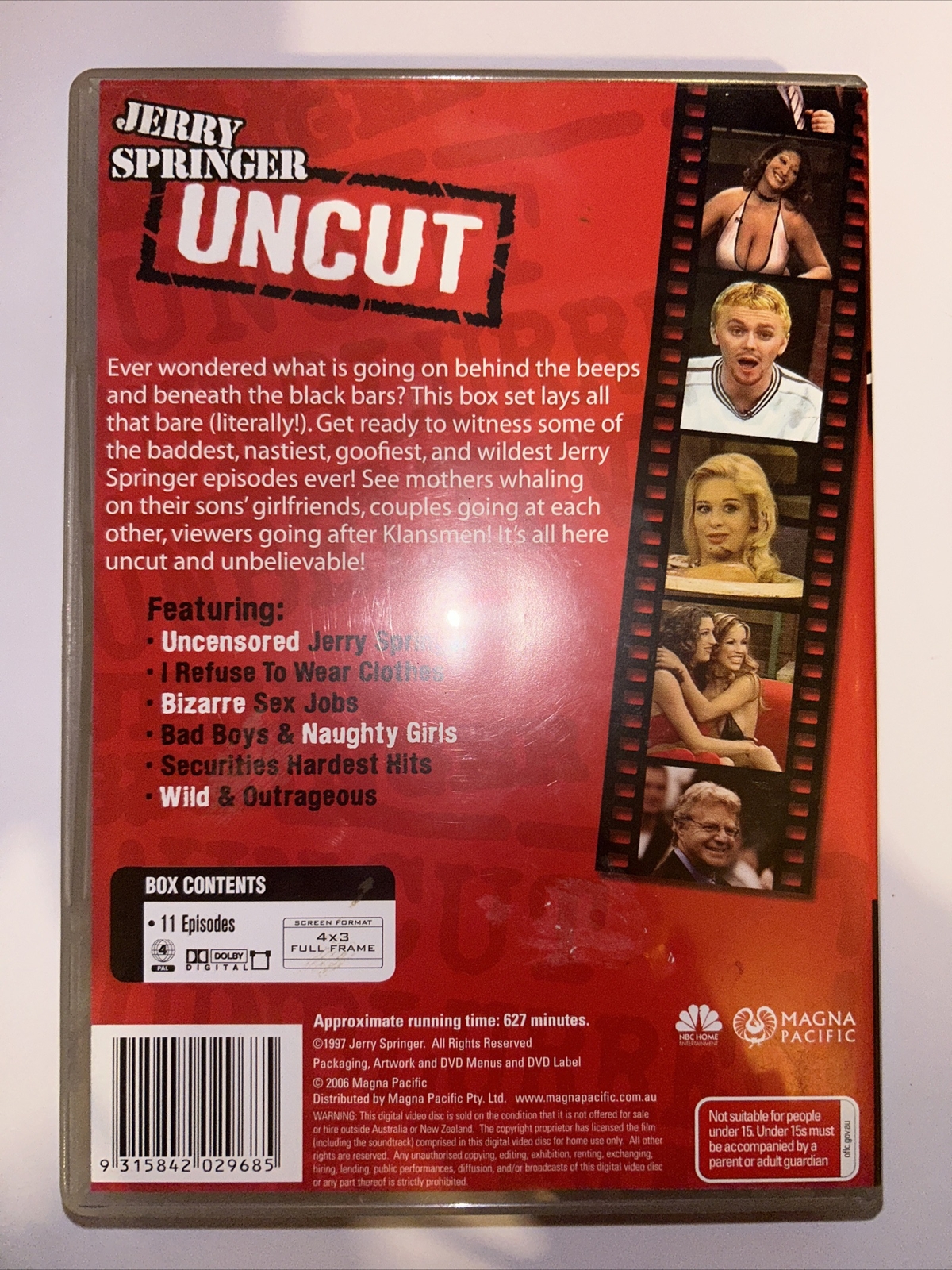 Jerry Springer Uncensored | Boxset (DVD, 2004) for sale online | eBay