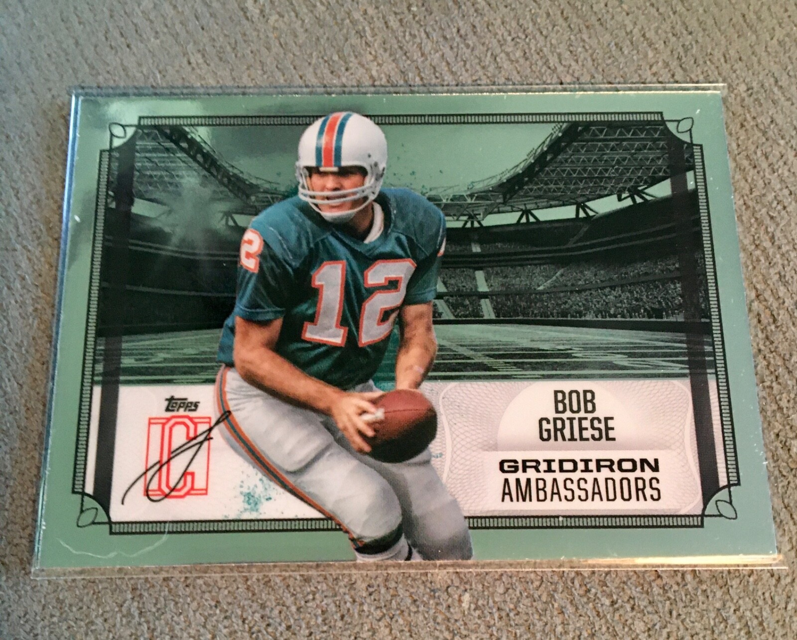 2024 TOPPS SIGNATURE CLASS FOOTBALL GA27 GRIDIRON AMBASSADORS BOB ...