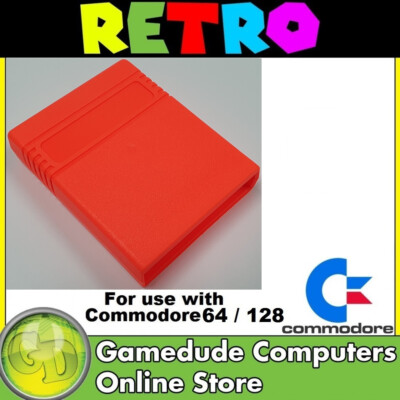 Blank C64 cartridge NEON RED Colour Code (28) - [int03] | eBay Australia